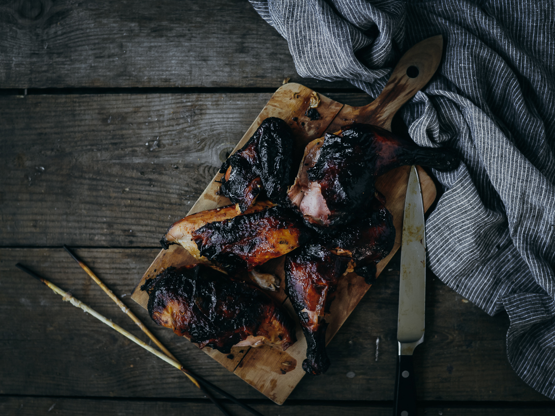Boozy Bourbon Grilled Chicken | My Lavender Blues