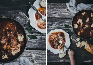 Poached Meatball Parm Casserole | My Lavender Blues