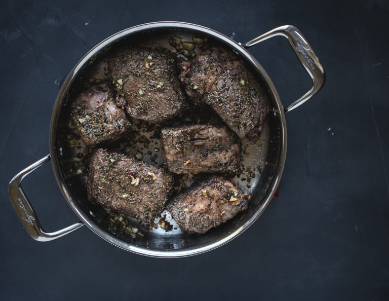 Mediterranean Flavored Short Ribs over Tagliatelle | My Lavender Blues